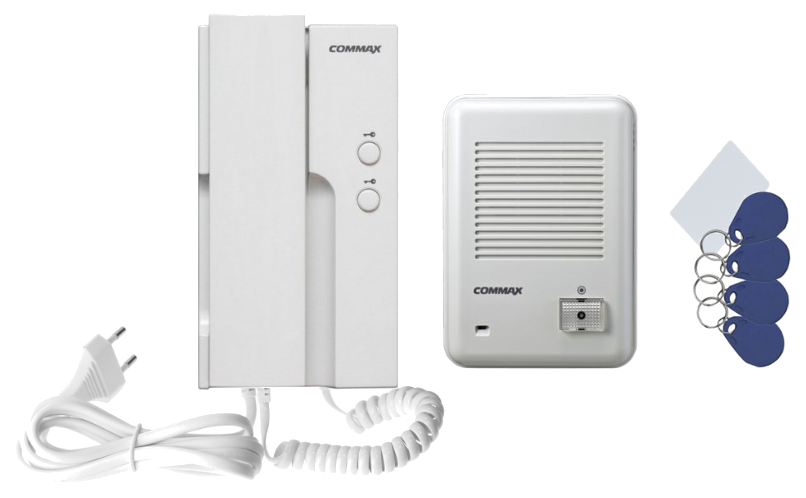 Zestaw Domofonowy Commax Unifon Dp-2Hpr + Stacja Bramowa Dr-201A 230V ...
